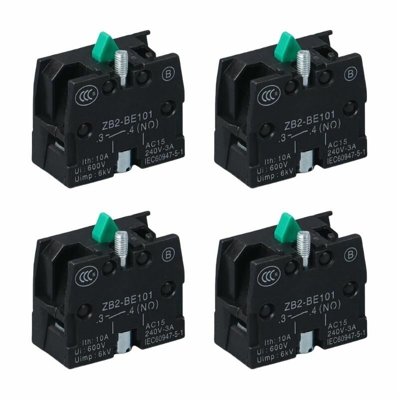 Кнопочные переключатели, 4 шт, Медная точка BE101C