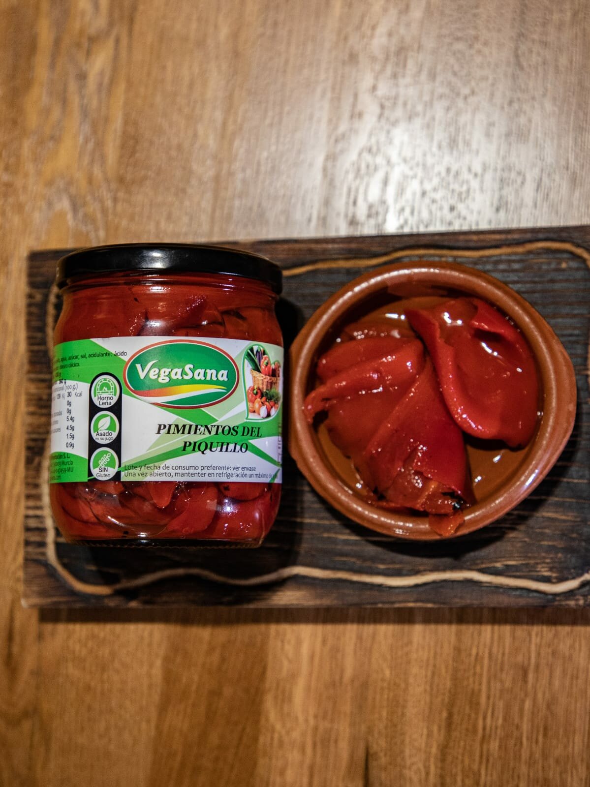 Перец острый (PIMIENTO PIQUILLO), в маринаде, резаный, стеклянная банка, 430г — фото 1