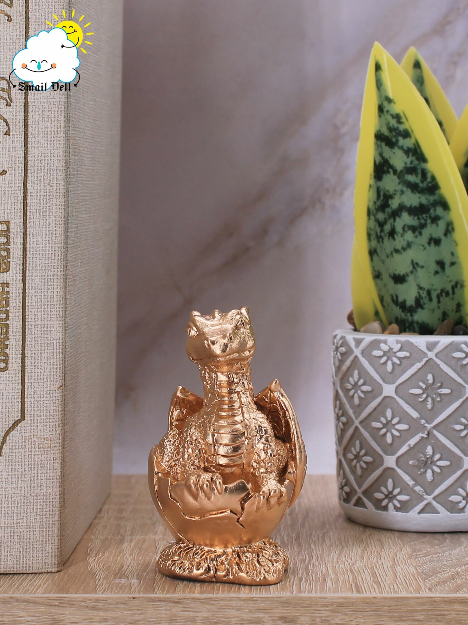 Статуэтка Рождение Дракона , гипс, 7 см, бронза