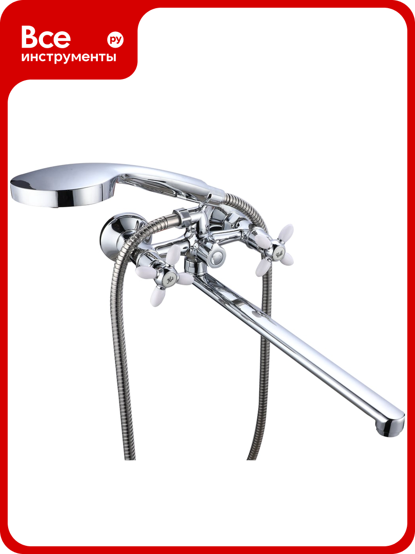 Смеситель для ванны с длинным изливом ESKO арт. DU312