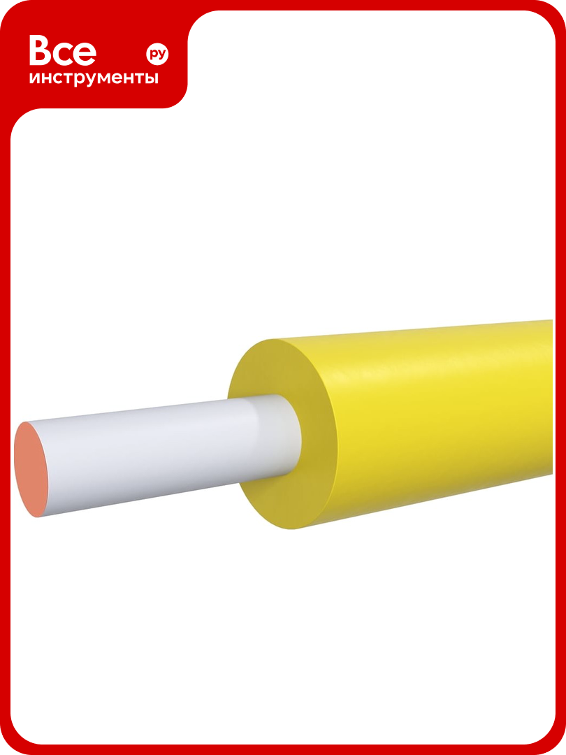 Провод Нв-0,2 4 600 Торкабель желтый (100м) на катушке 0712179201491 медный кабель с ПВХ‑изоляцией для электроустановок