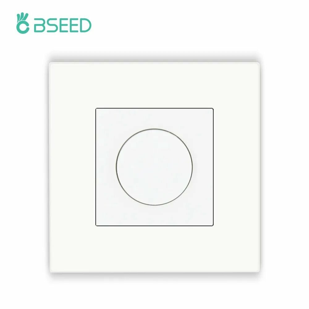 Выключатель-диммер BSEED, пластиковая рамка