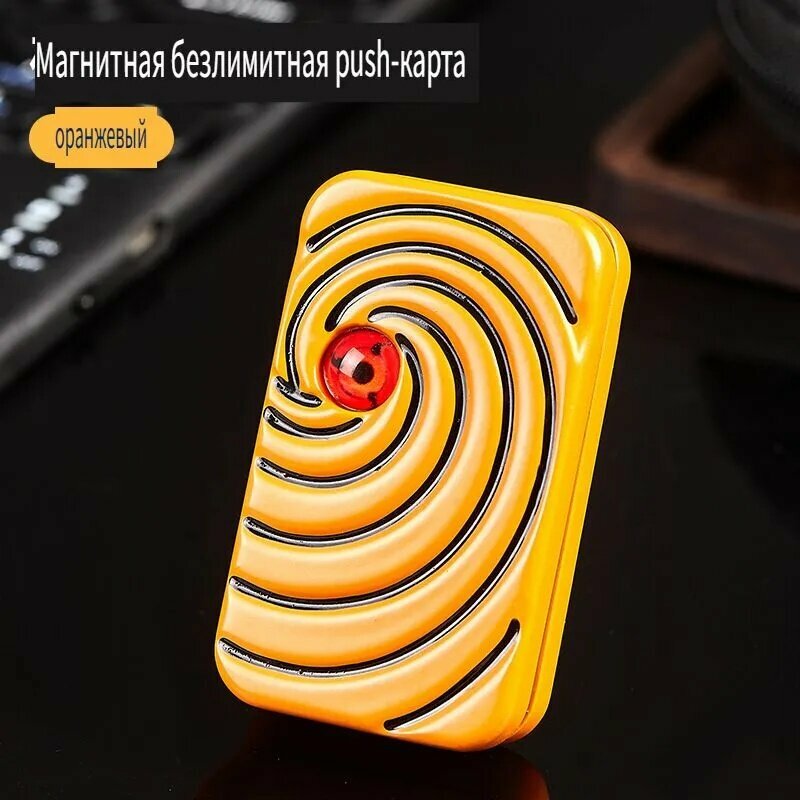 Магнитный слайдер EDC "Маска Тоби" из Наруто: Антистресс игрушка, подарок для мужчин