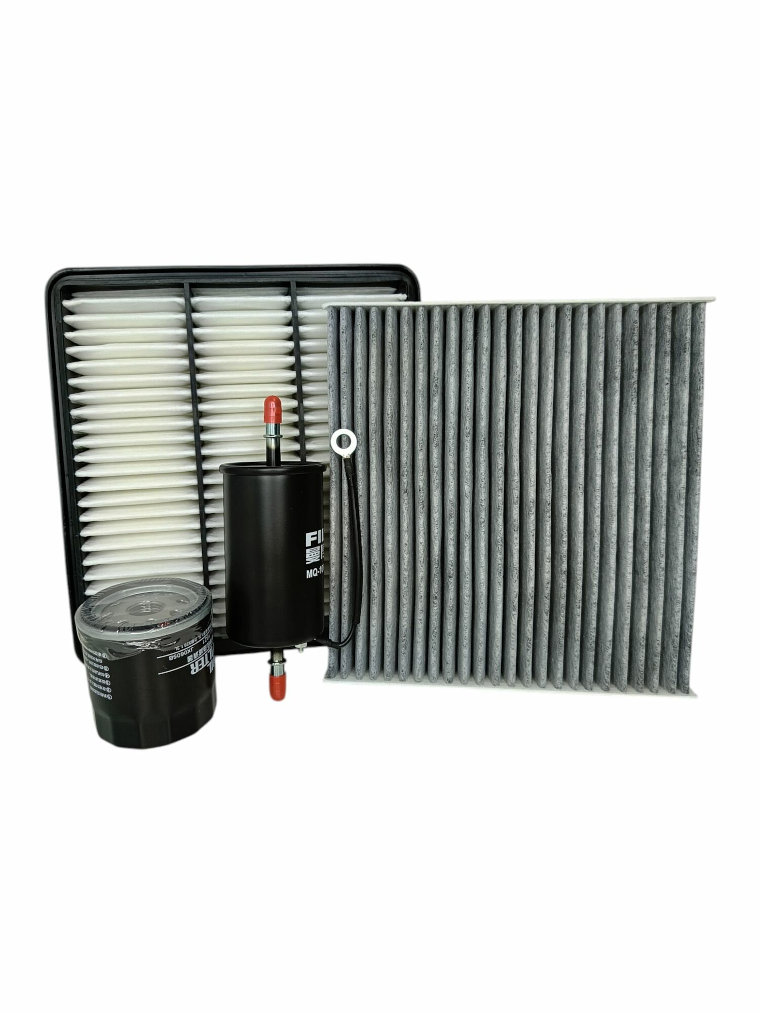 Фильтр воздушный + масляный + салонный + топливный Джили Атлас (Geely atlas 2,0 2,4) производитель MANBO