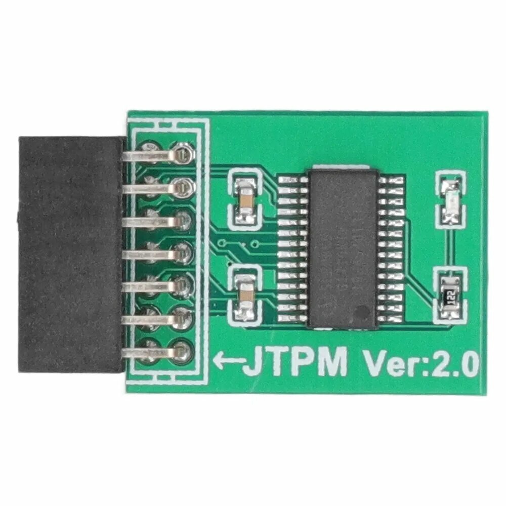 Модуль безопасности MSI LPC-14PIN TPM подходит для тестирования обновления WIN11 MSI green