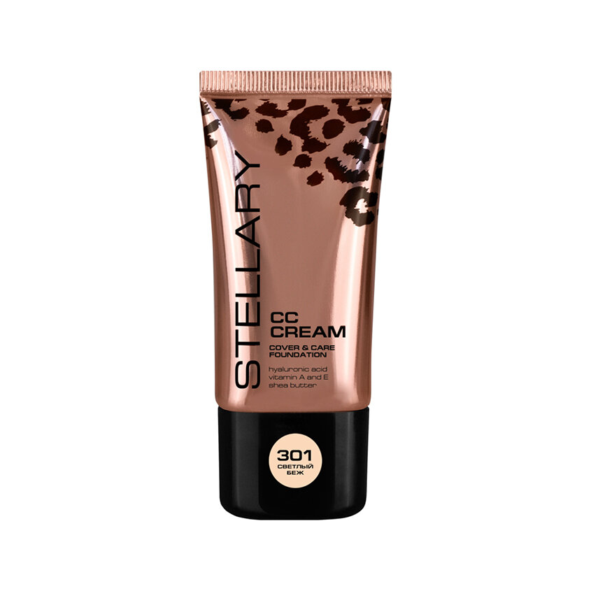 Крем для лица STELLARY СС CREAM FOUNDATION тон 301 Светлый беж