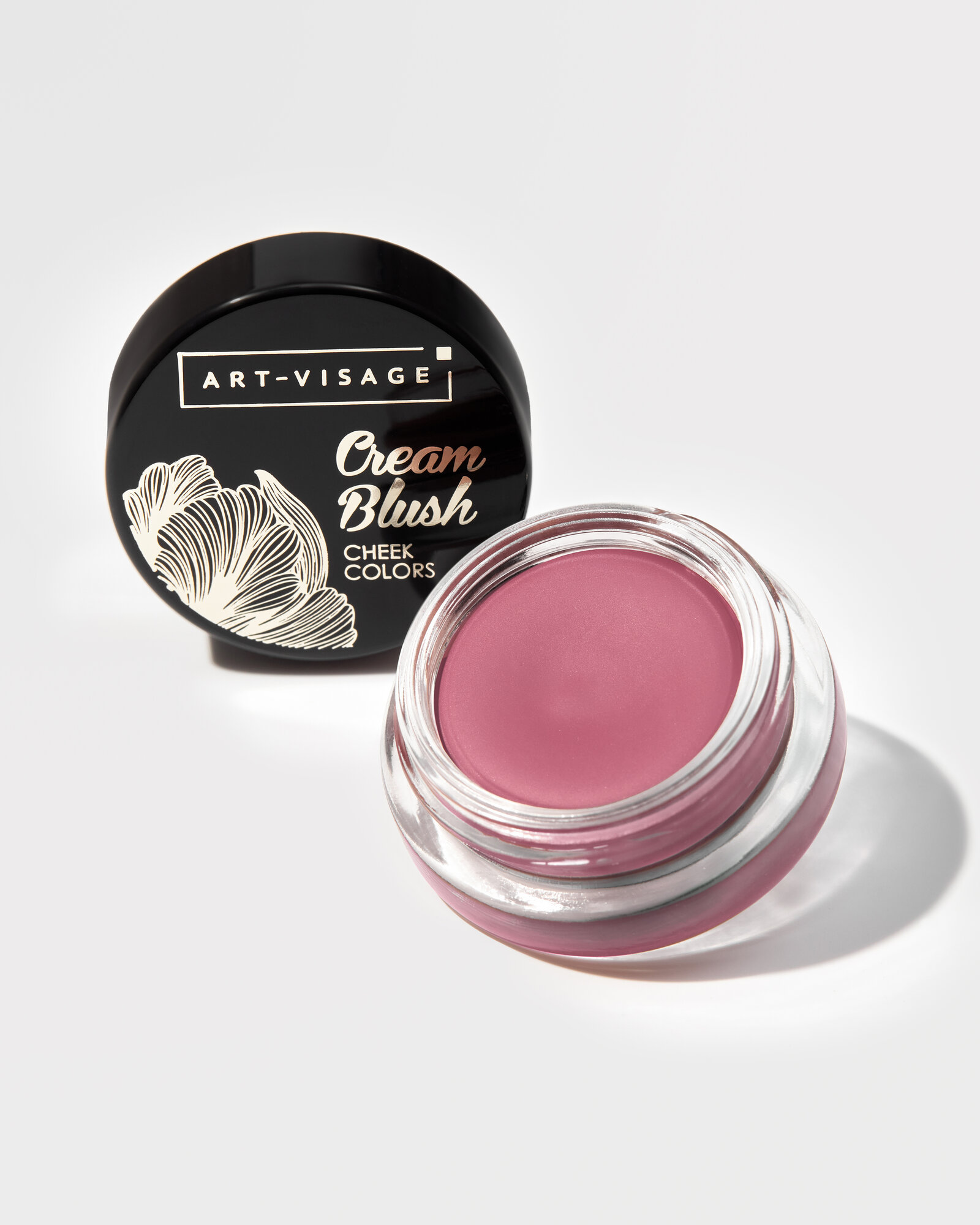 ART-VISAGE Румяна кремовые матовые "CREAM BLUSH", 5 г, 01 ягодный сорбет