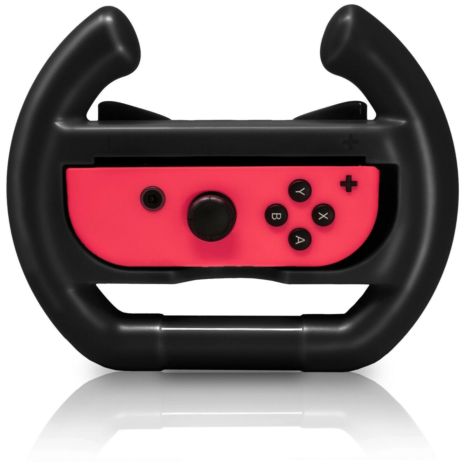 Держатель руль 1 штука для контроллера геймпада джойстика Joy-Con Nintendo Switch / Oled для гонок Mario Kart Черный