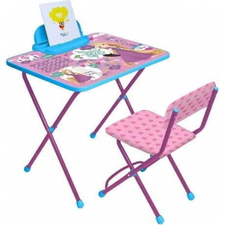 Комплект Disney 1 - Рапунцель (от 1,5 до 3-х лет, стол 52см + пенал + стул мягк.) Д1Р-М