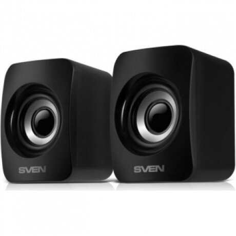 Колонки Sven 130 2.0 черный 6Вт