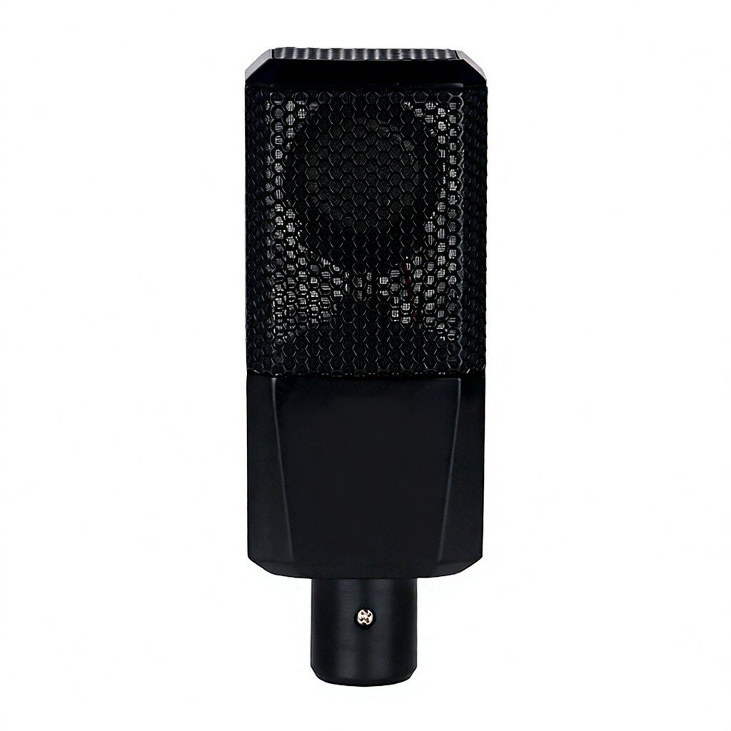 Professional Condenser Cardioid Microphone Noiseless XLR Mic Microphone Kit for Studio Recording Live Streaming Broadcasting Black 1 Microphone 1 Shockproof Mount 1 Audio Cable 3-Pin XLR 25mm Sound Head Diameter 13.8*5.2*3.6cm 310g 2.5m Cable Length