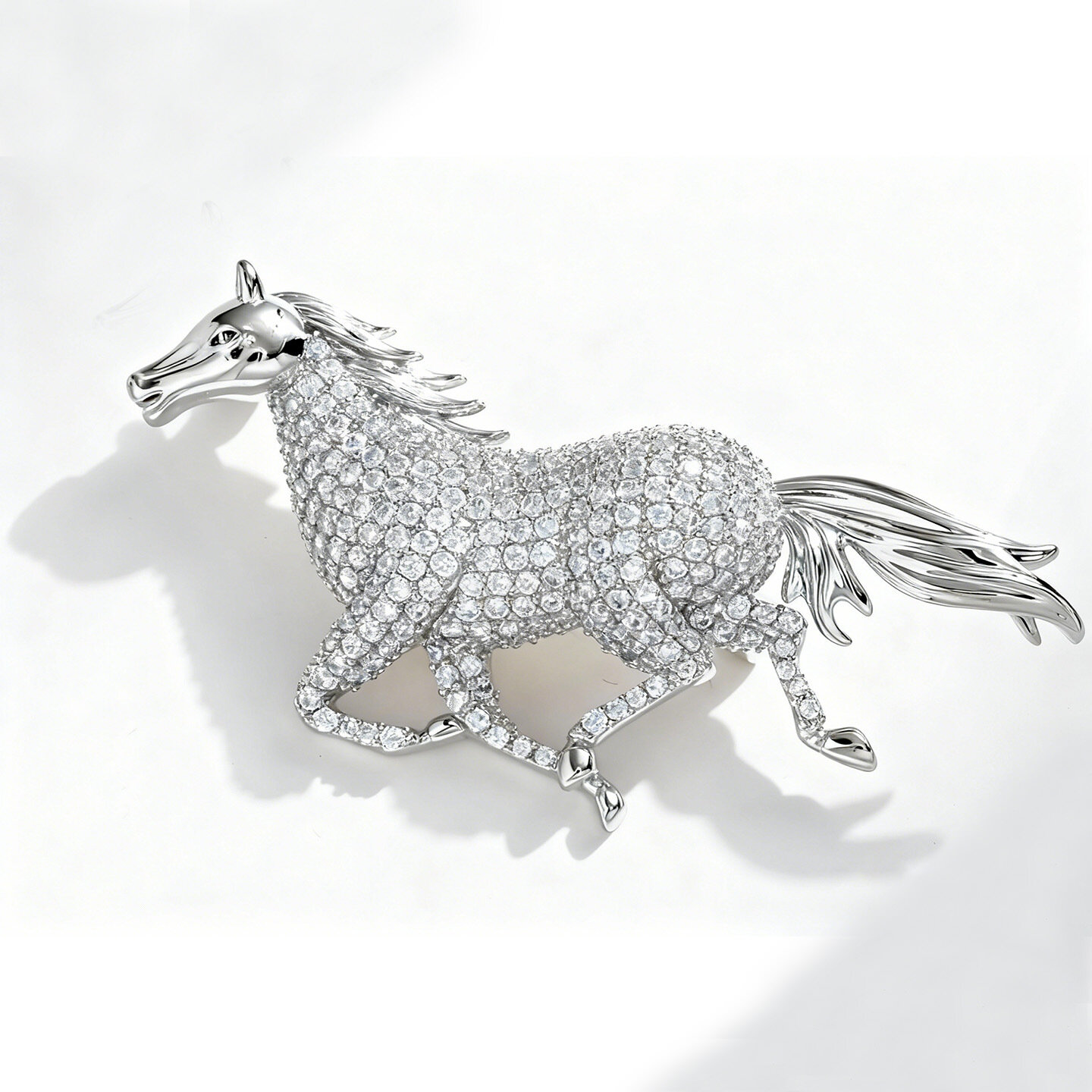 2026 Xiliang Конь Брошка с дизайном наложницы, аксессуары для одежды, год коня, универсальная брошка для успеха, оптовая продажа