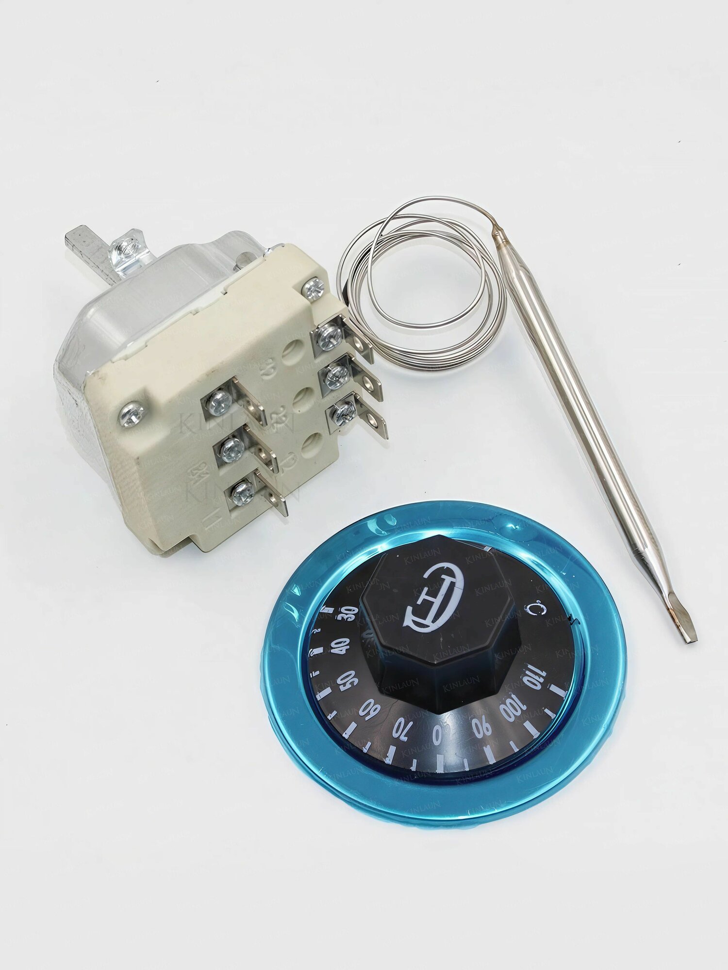 Термостат 380V 16A 30-110 градусов трехфазный терморегулятор температуры