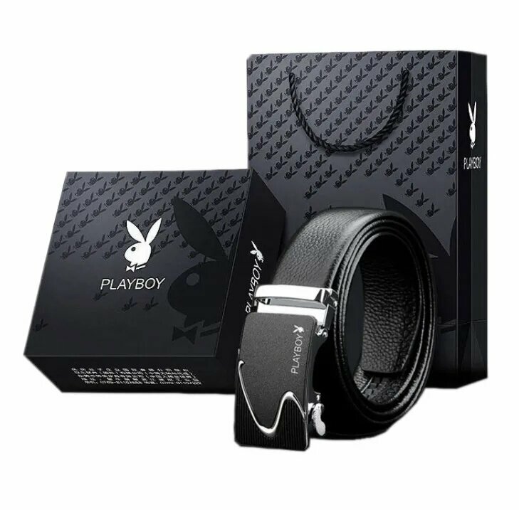 Кожаный мужской ремень с матовой автоматической пряжкой MyPads M154-483, подарок любимому мужчине мужу брату взрослому сыну на День Рождение, юбилей 20 25 30 35 18 лет, на 14-23 февраля