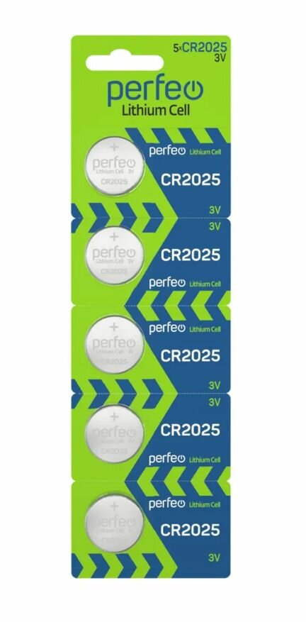 Батарейки Perfeo CR2025