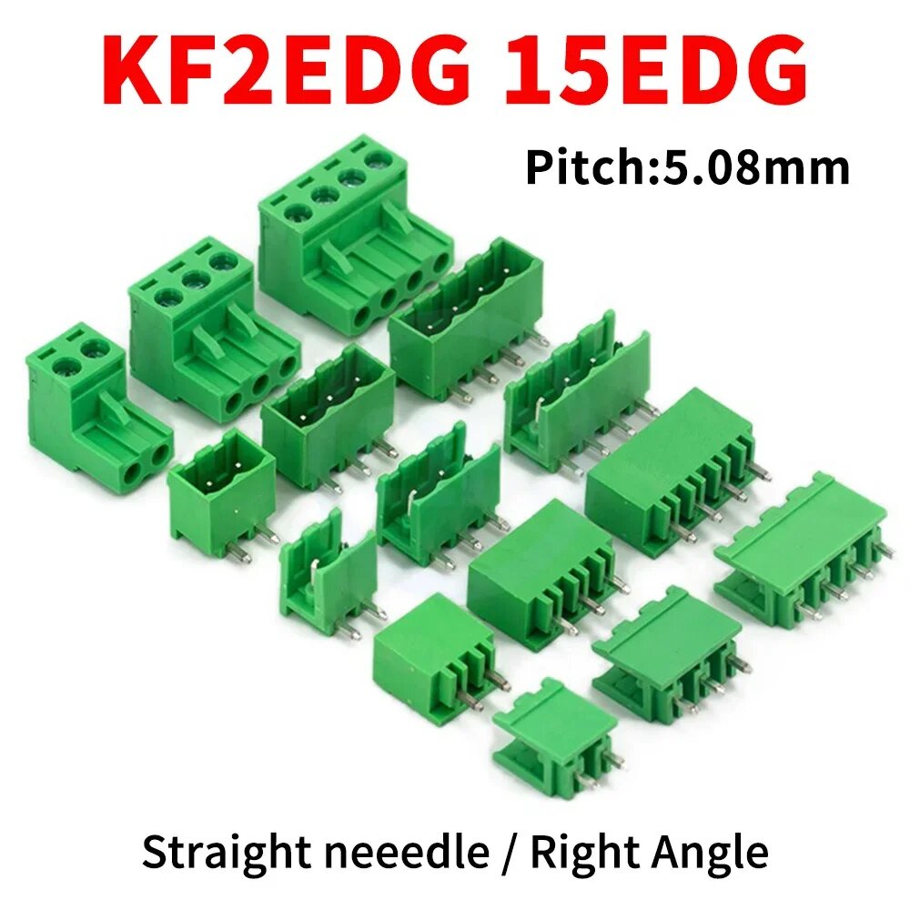 Комплект клеммных колодок KF2EDG 4P, Seal Straight Needle