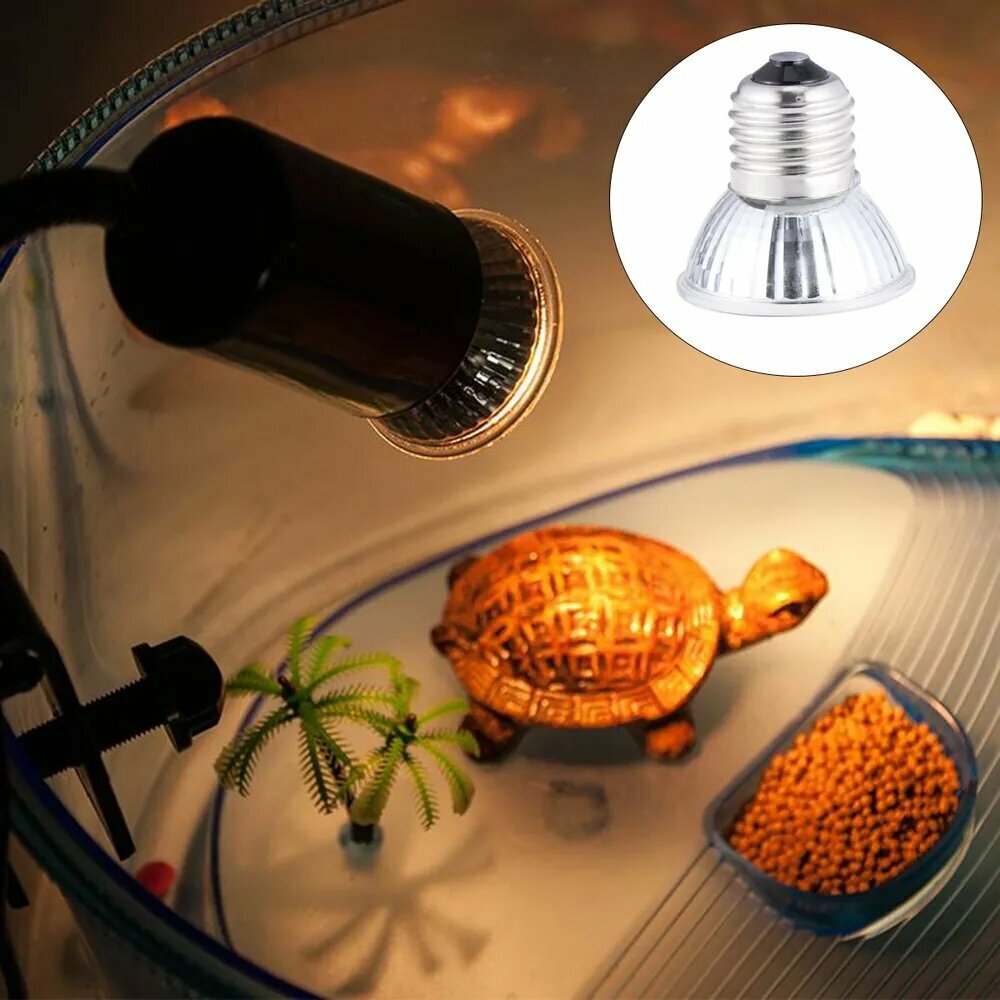 Лампы Для Обогрева, Уфв/уфа, 3 Штуки, Для Черепах