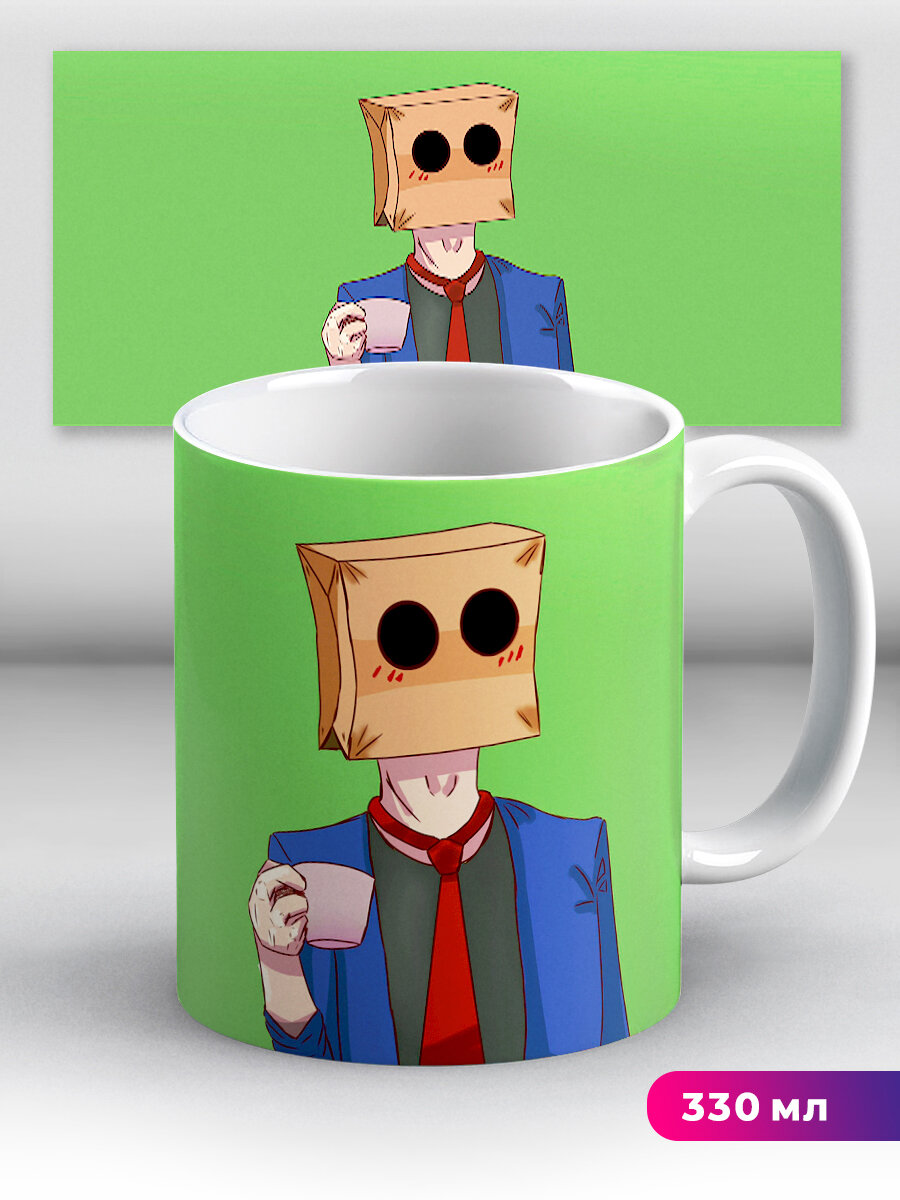 Кружка Анон двач хикки зеленый