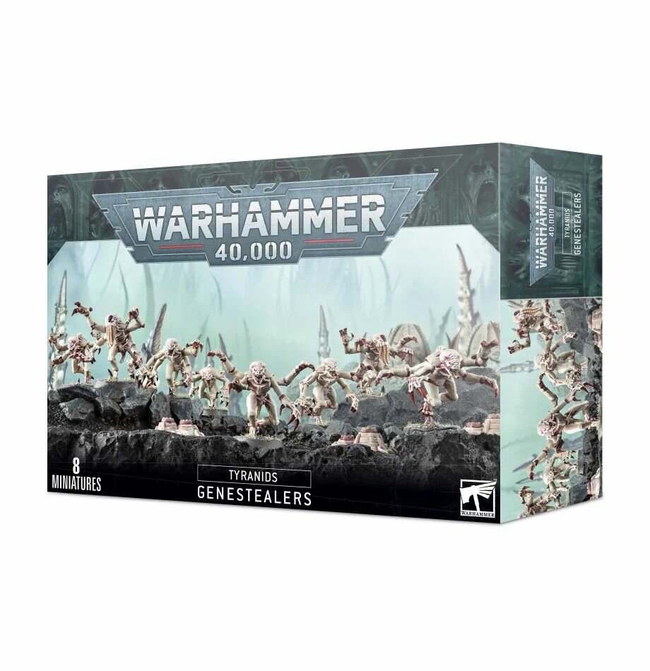 Набор миниатюр для настольной игры Warhammer 40000 - Tyranid Genestealers