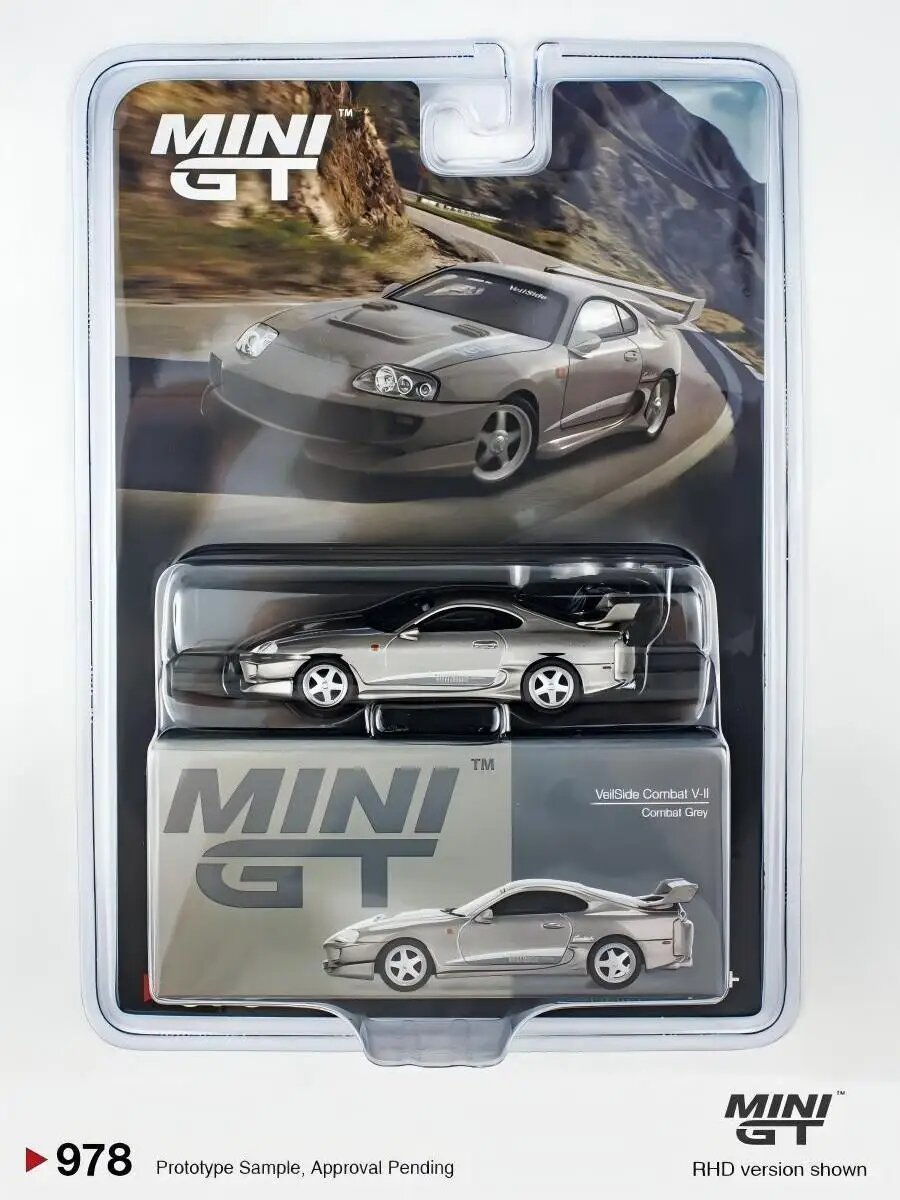 MINI GT MINIGT 1:64 Veilside Combat V-II серый автомобиль