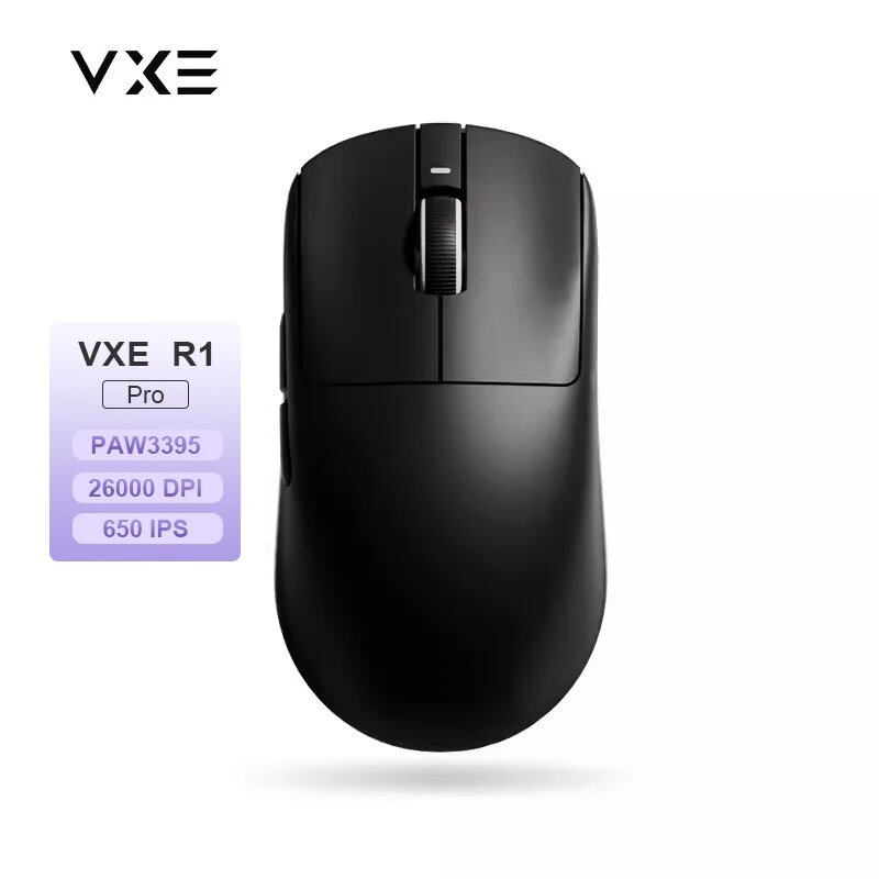 VXЕ R1 Pro Беспроводная Игровая Мышь, Черный