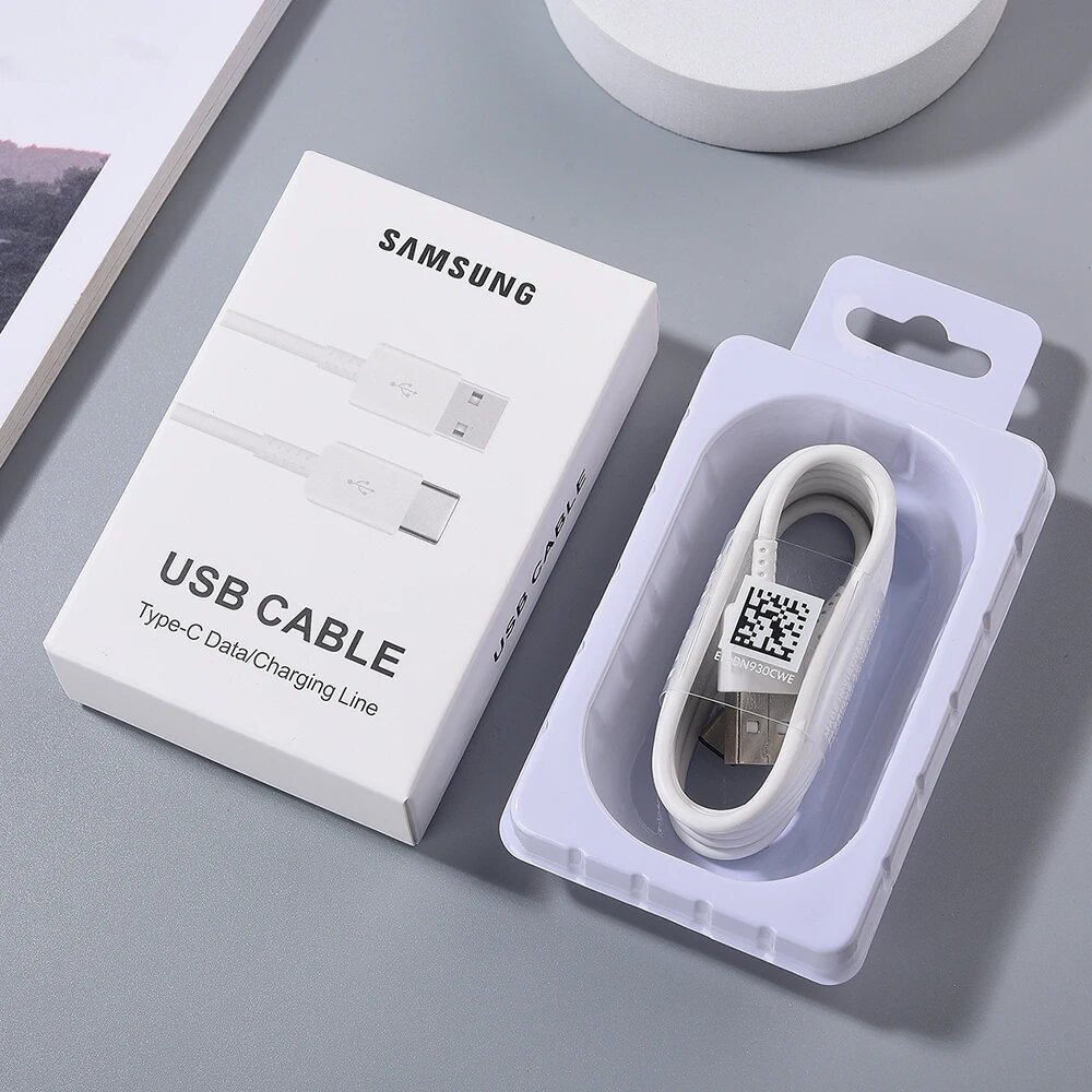 Кабель Samsung USB Type-C, белый, с коробкой