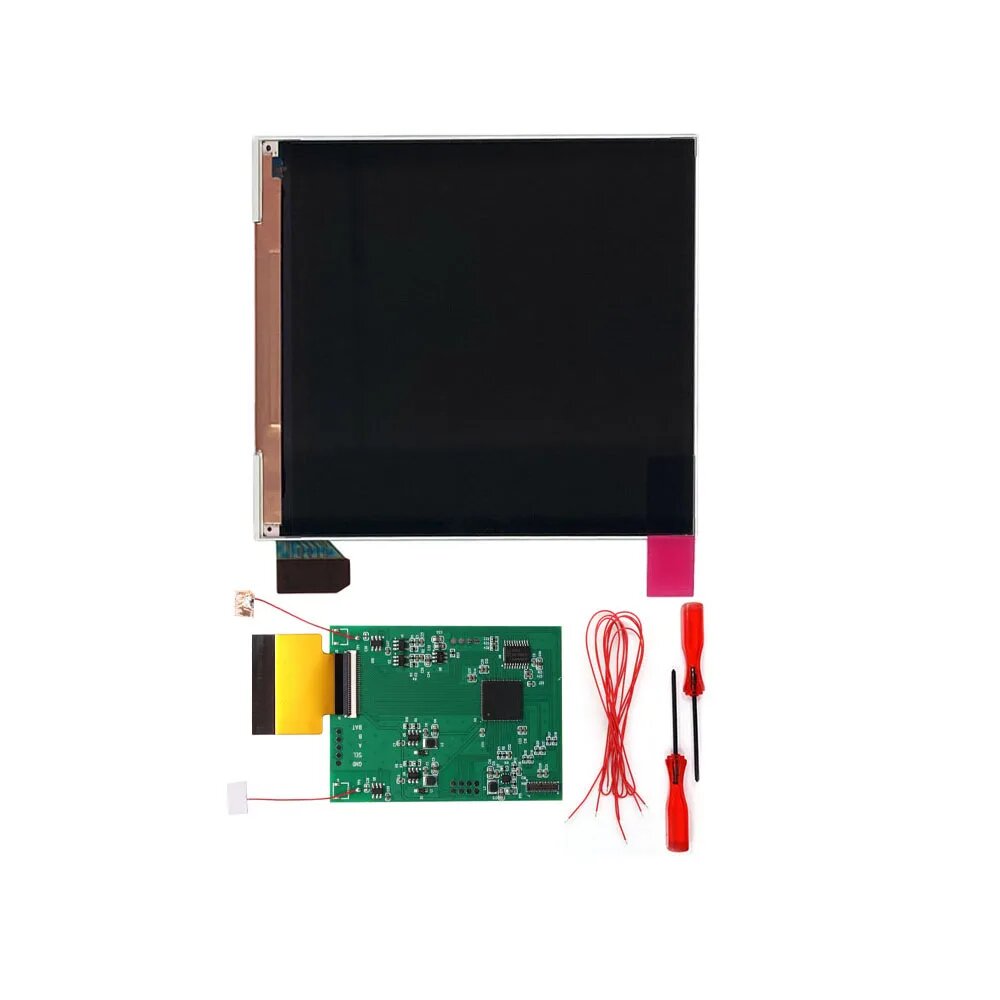 HISPEEDIDO для GBC IPS Q5 LCD-экран с подсветкой, ретро-пиксельный дисплей с высокой яркостью, комплекты с увеличенной на 15% площадью экрана, чем оригинальные, для Game Boy Color.