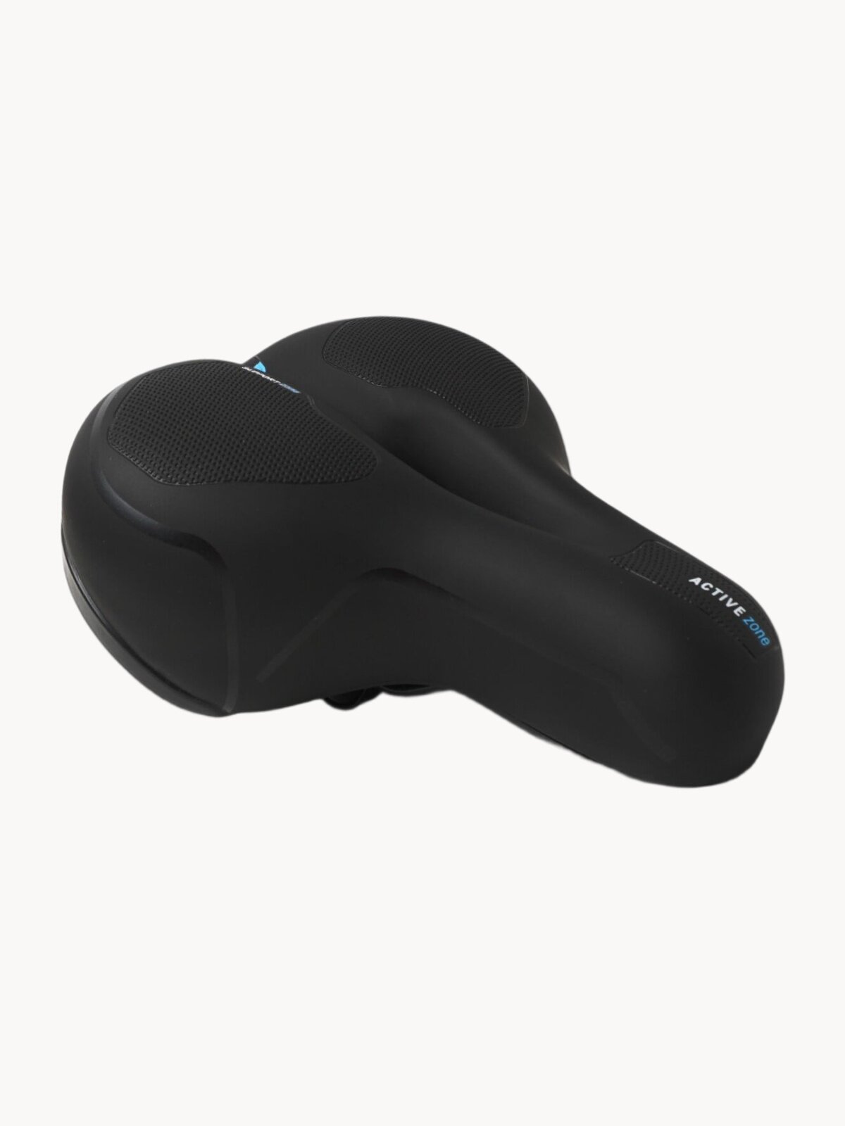 Комфортное велосипедное седло широкое 19х24см / Анатомическое, амортизирующее