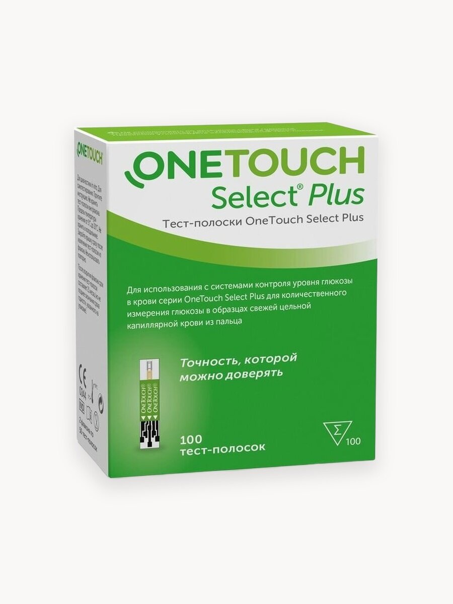Тест-полоски OneTouch Select Plus №100