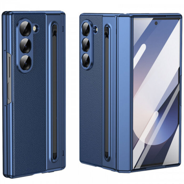 Чехол 3D с кожаной вставкой и стилусом для Samsung Galaxy Z Fold 7