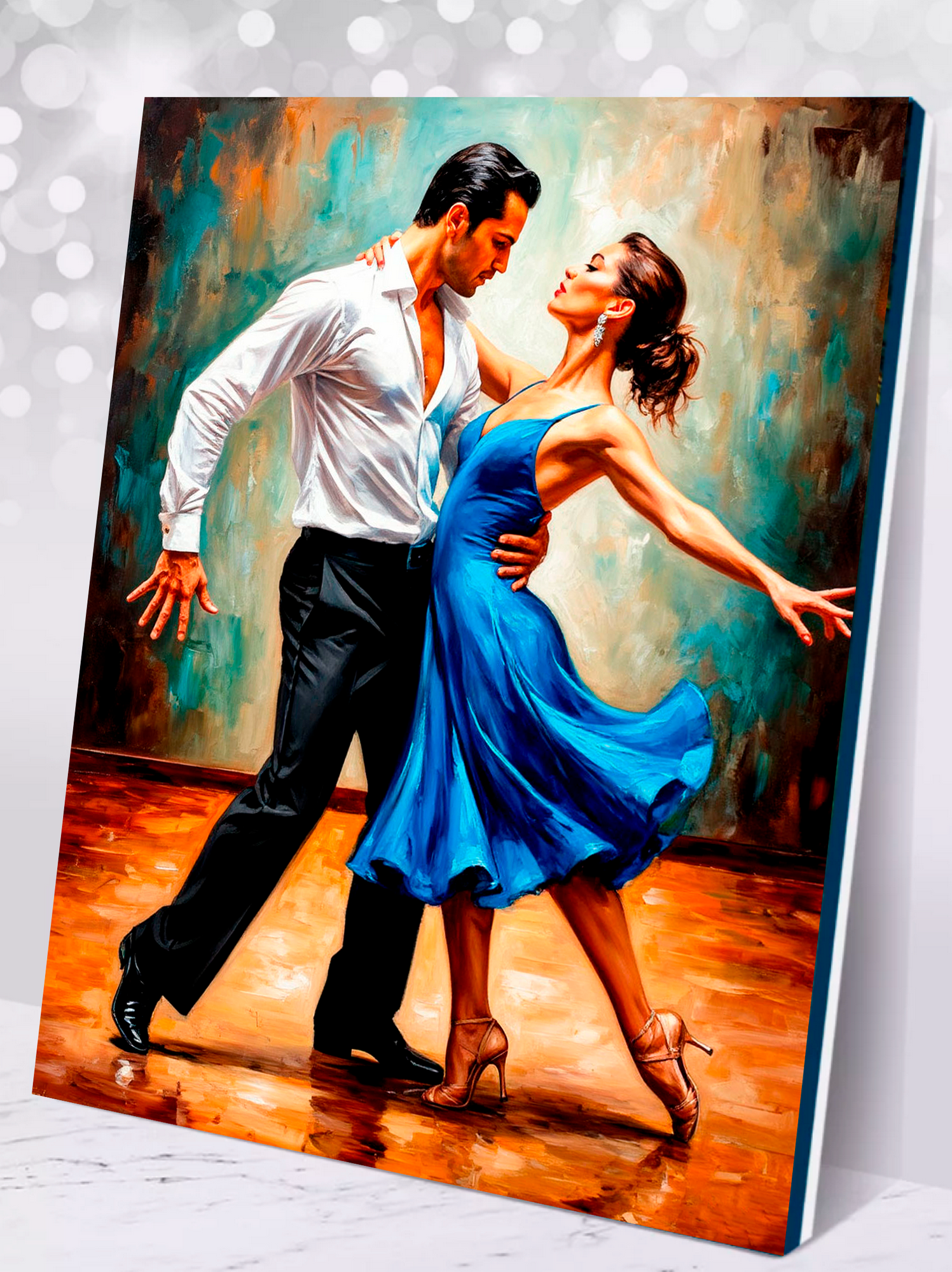 Картина по номерам "Танцы" 40х50 см, хлопковый холст на подрамнике, акрил, АртТойс