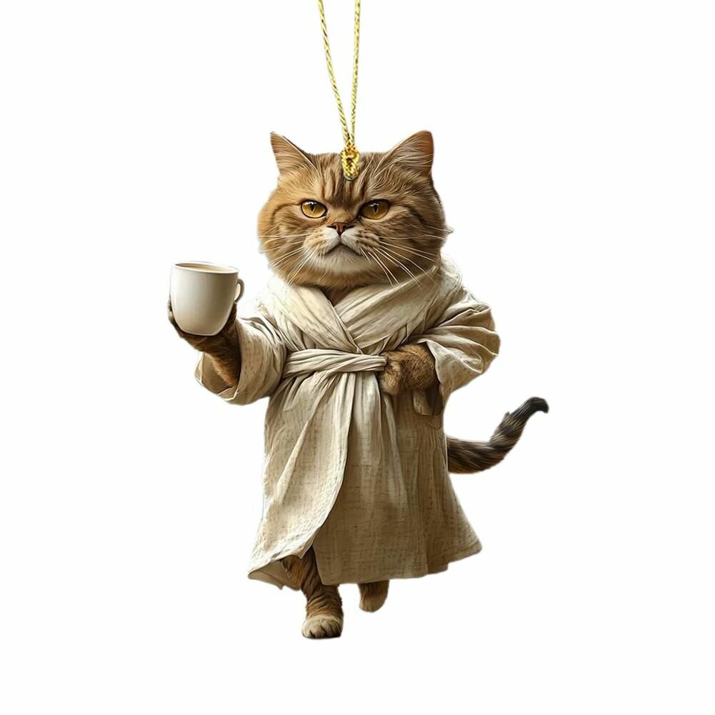 Милая подвеска для автомобиля в виде кошки