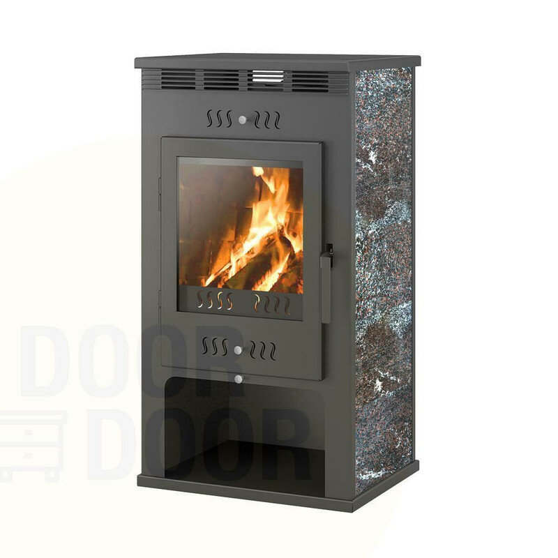 Печь-Камин ASTON 11кВт (180 м3) 150мм Амфиболит