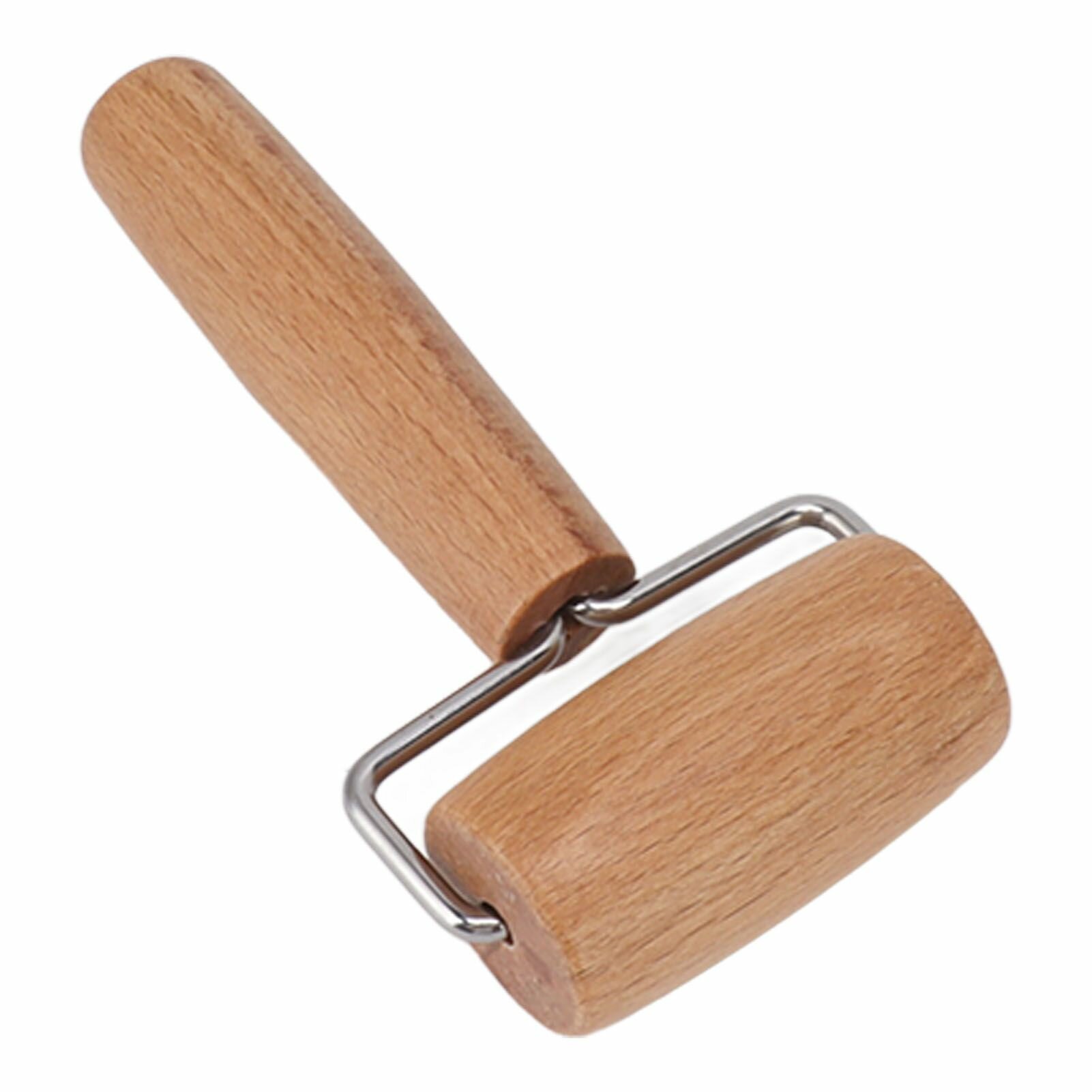 Ролик для выпечки теста, маленькая деревянная скалка с антипригарным покрытием для выпечки пиццы, домашняя кухонная утварь