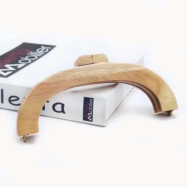 Деревянная ручка для сумки, Natural
