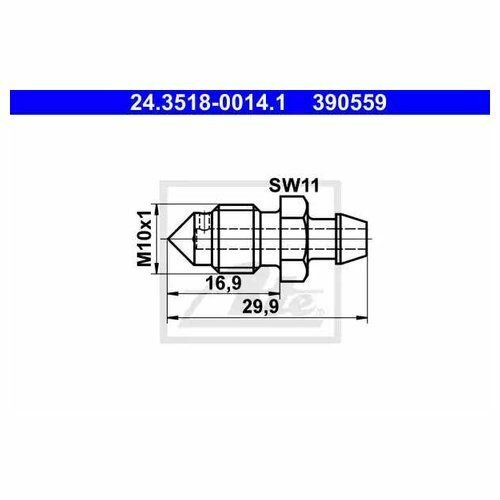 Клапан тормозной Ate 24351800141