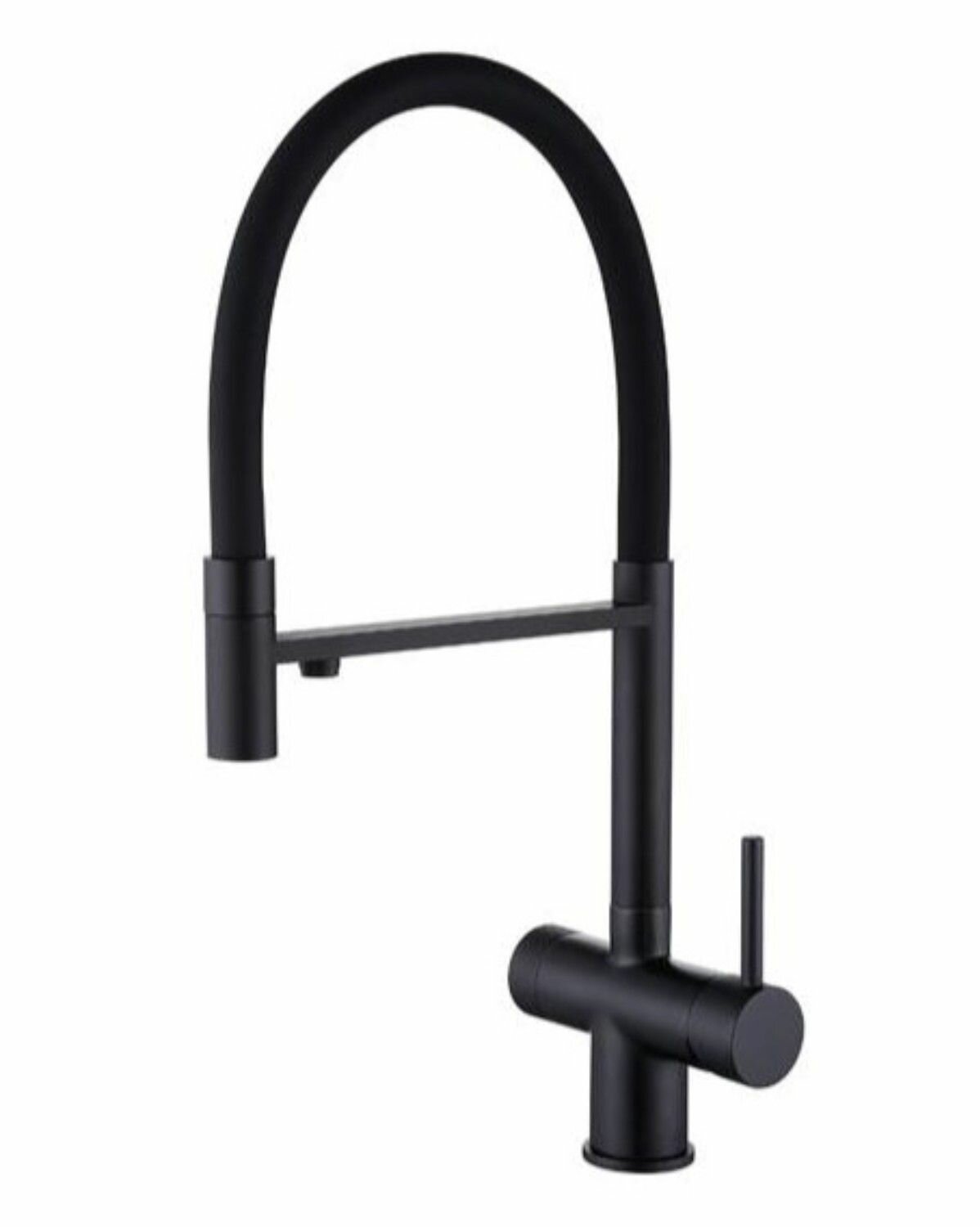 Кухонный смеситель 3в1 EMAR ЕС - 7024 Black