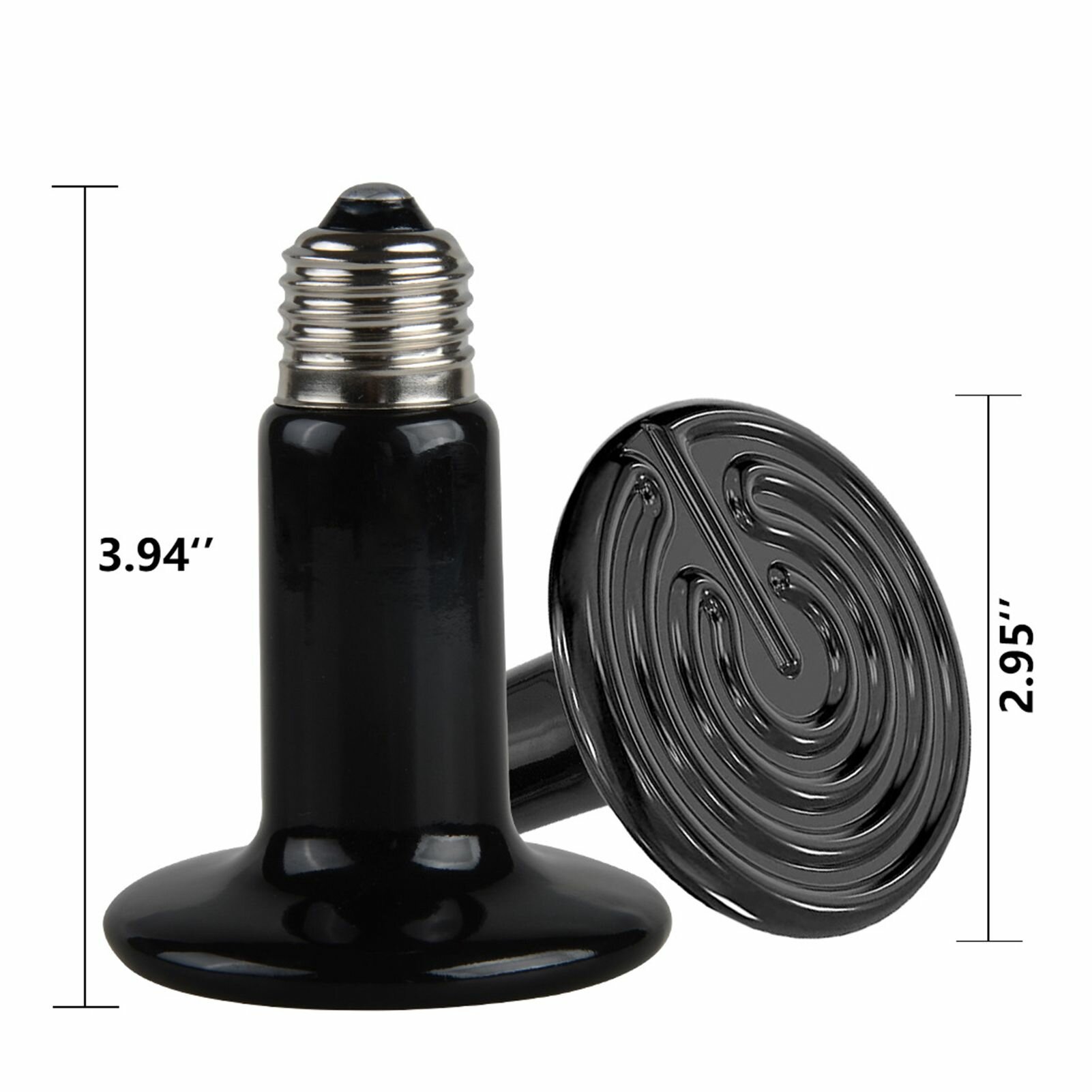 200W 220V Инфракрасная керамическая лампа для обогрева рептилий и амфибий с патроном E27, водонепроницаемая