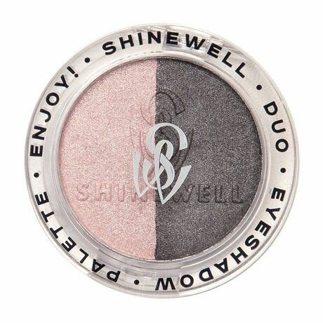 SHINEWELL Тени для глаз Enjoy duo, 3 г, набор 04