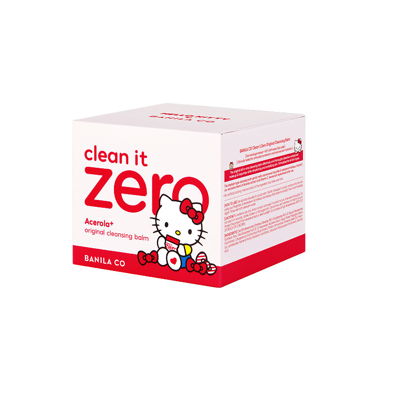 BANILA CO Бальзам для лица очищающий Hello Kitty Clean It Zero Original Cleansing Balm, 100 мл