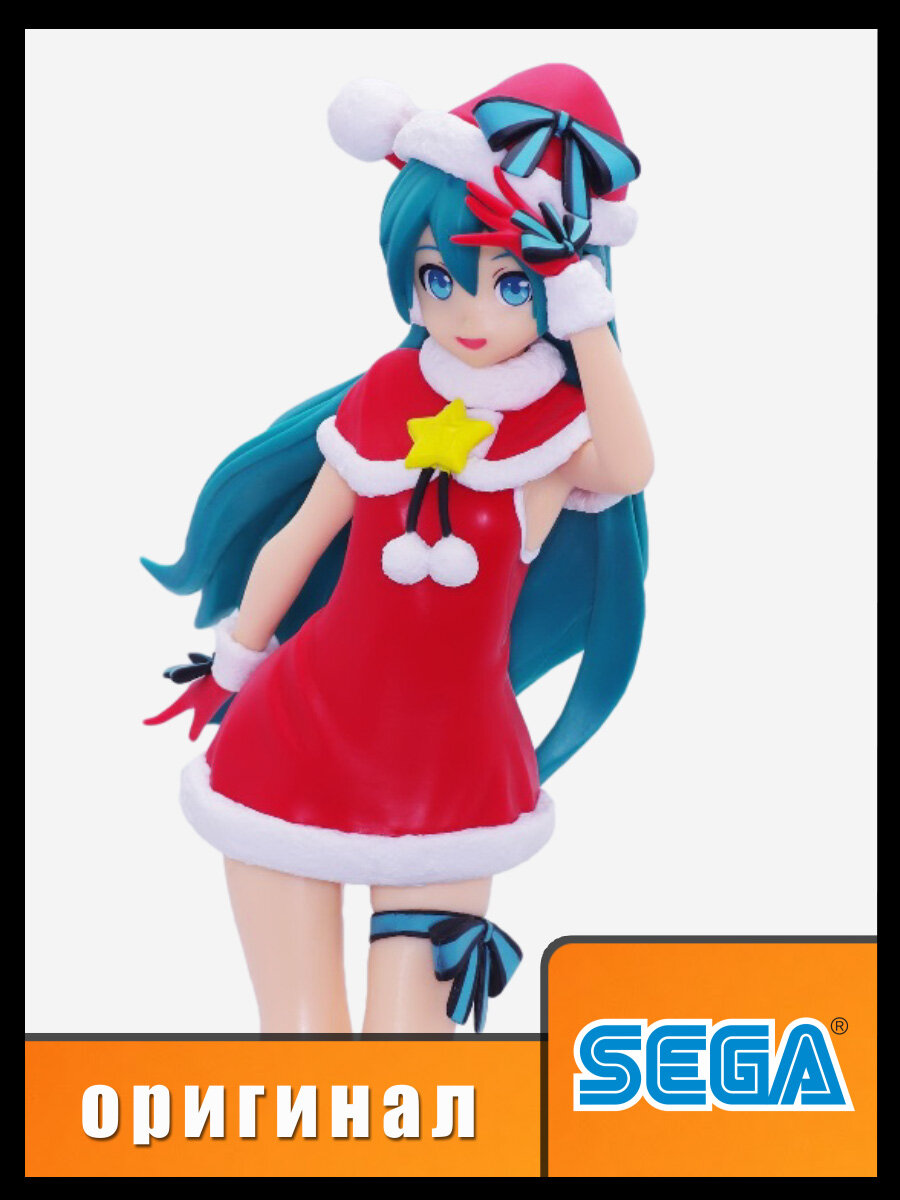 Оригинальная фигурка Hatsune Miku от Sega из аниме Vocaloid / Хацунэ Мику «Вокалоид: Проект Дива» 23 см