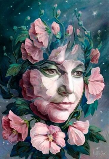 Алмазная картина "Ван Гог Абстрактные Пейзажи Знаменитостей" алмазная огранка 40х50 см,40X50CM, белый