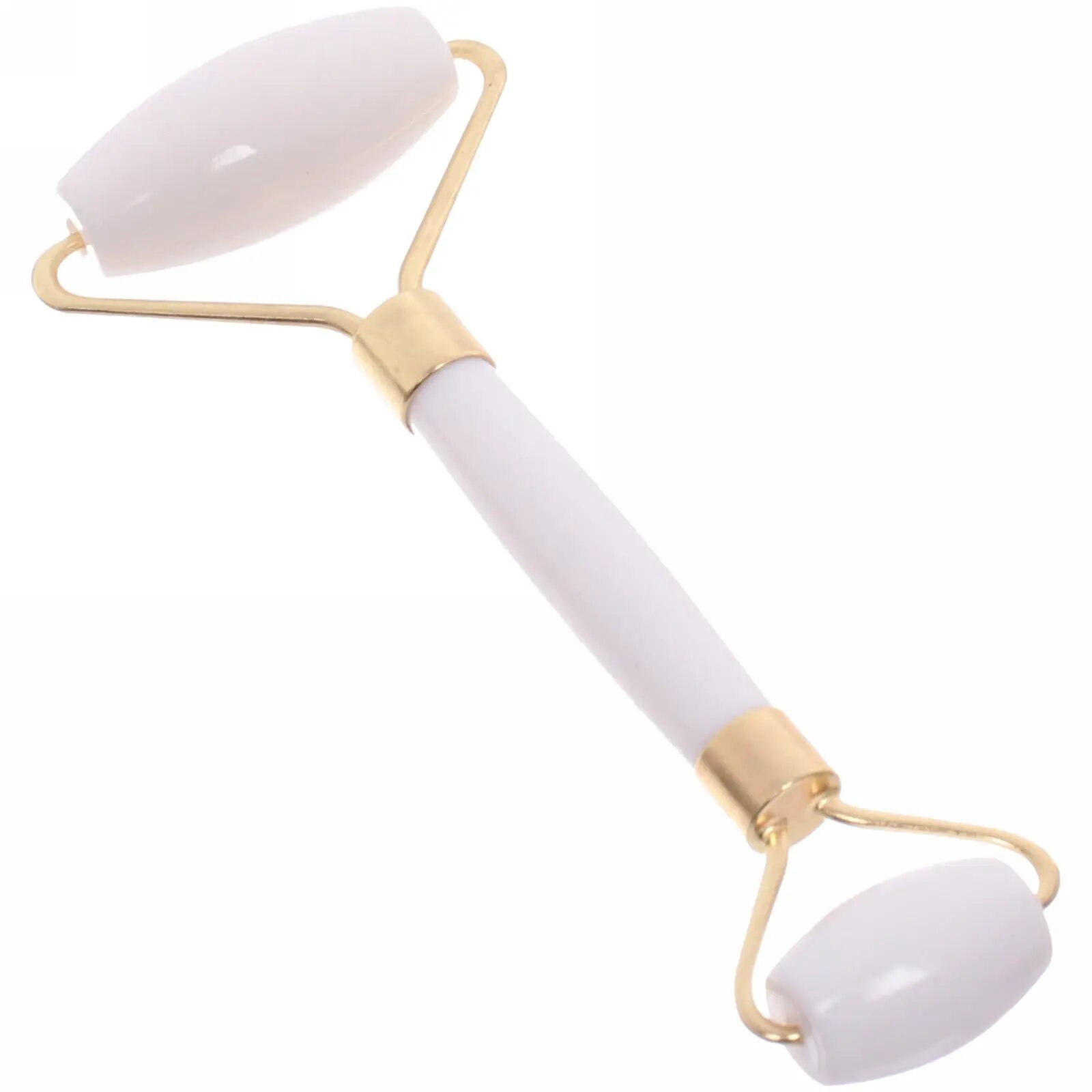 Массажер для лица и шеи «Gua sha», белый, лимфодренажный эффект, 13,5см