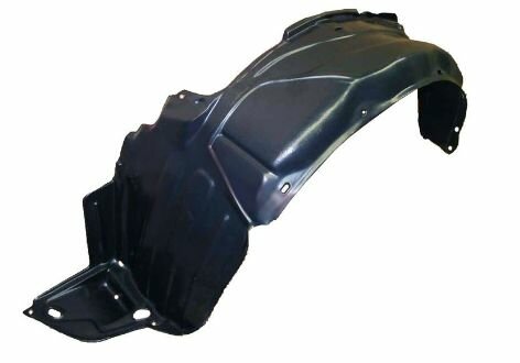 Подкрылок AKRADO, для Honda Civic 2001-, передний, левый, черный