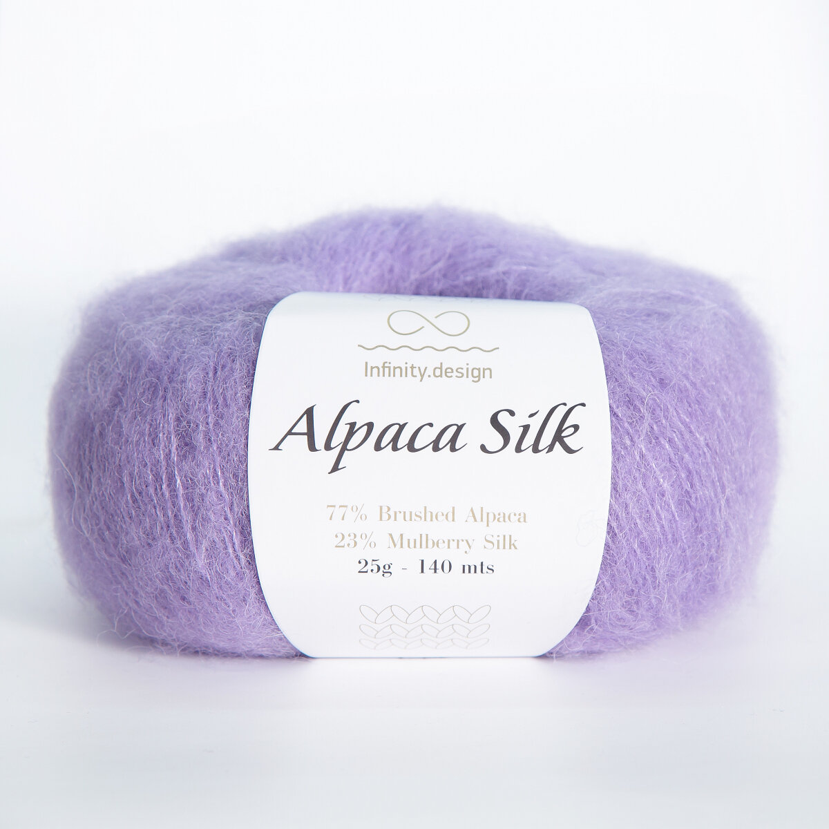 Пряжа для вязания Infinity Design Alpaca Silk (5031 Lilac)