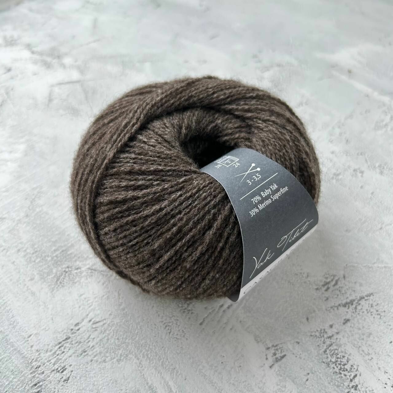 Пряжа для вязания Casagrande Yak Tibet (25.001) 1 моток 50 г/270м