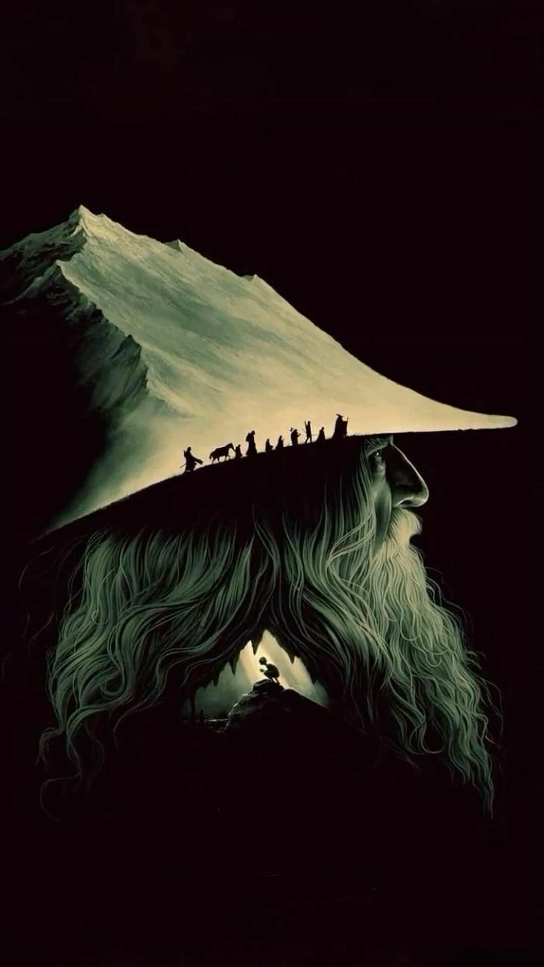 Алмазная картина "Властелин колец" алмазная огранка 40х50 см,40X50CM, белый