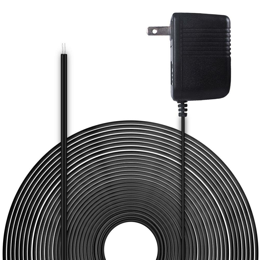 Адаптер питания для видеодомофона Ring Video Doorbell Pro, Ring Video Doorbell, Ring Video Doorbell 2, Nest Hello, кабель 6 м, черный, США