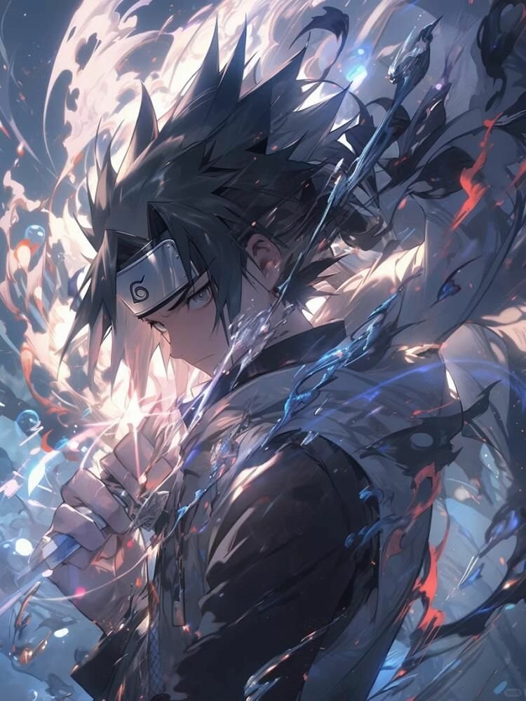 Алмазная мозаика Картина стразами Алмазное хобби "Наруто" 40x50cm, Бескаркасный