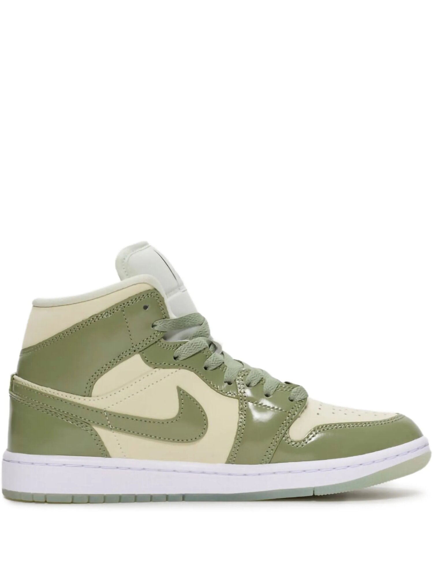 Кроссовки Jordan 1 Mid SE Sea Glass/Oil Green